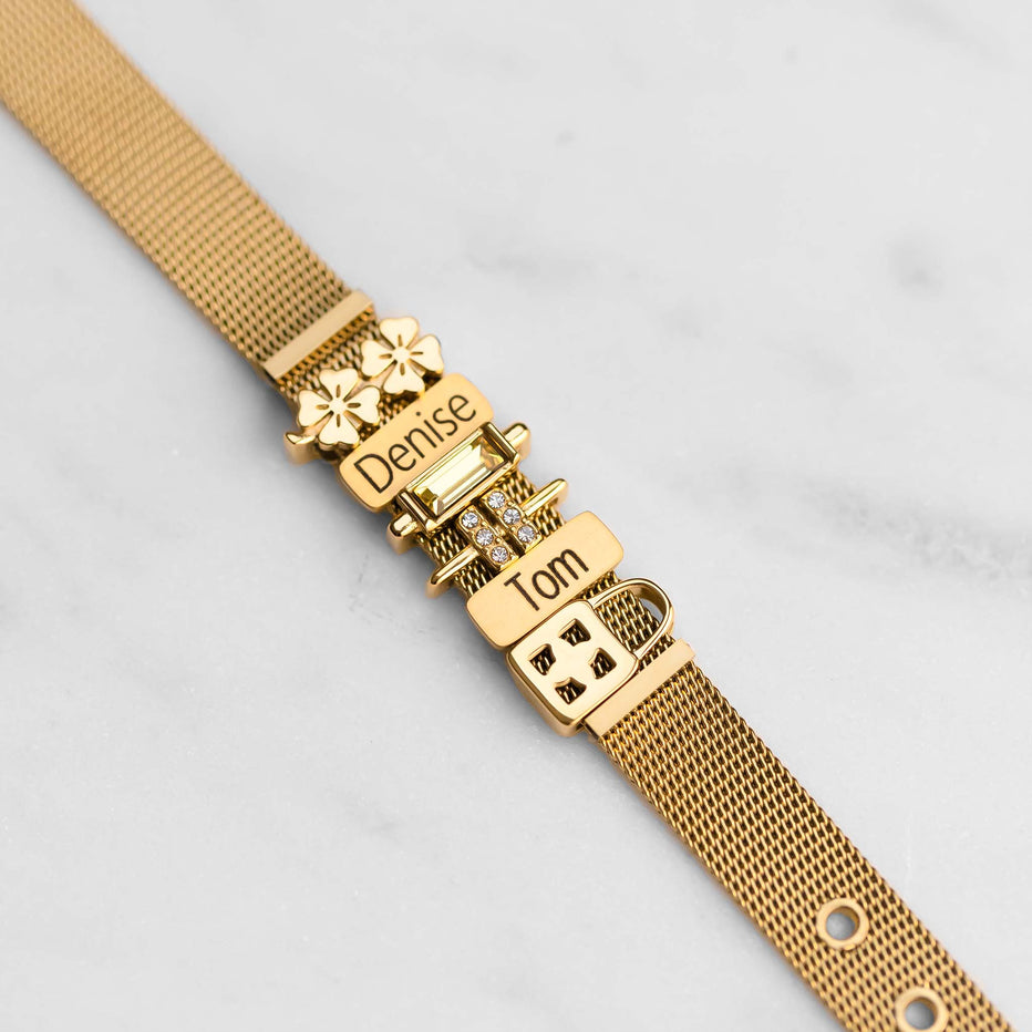 Mesh bracelet gold – DUCETT