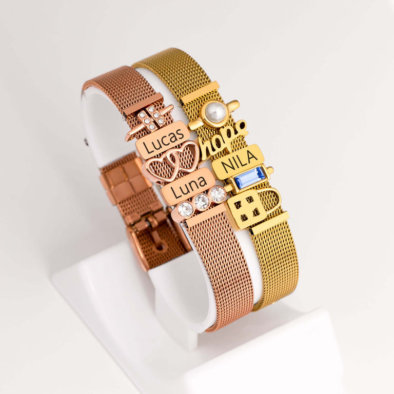 Mesh bracelet gold – DUCETT
