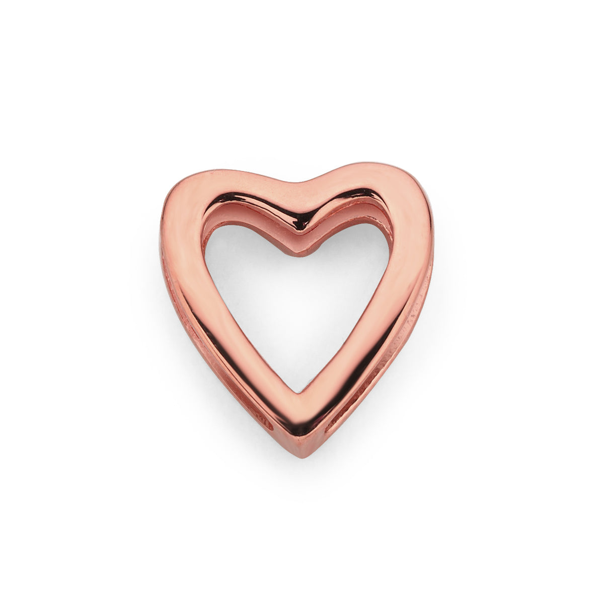 Mesh Charm Open Heart Rosé Gold - Fits Mesh Bracelet – DUCETT